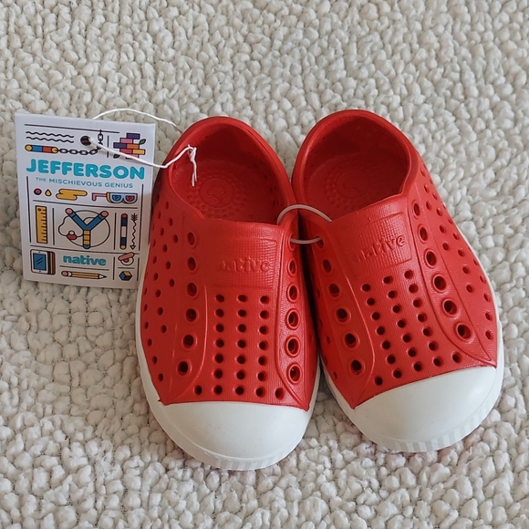 Native Shoes | Shoes | Native Jefferson Red Shoes | Poshmark